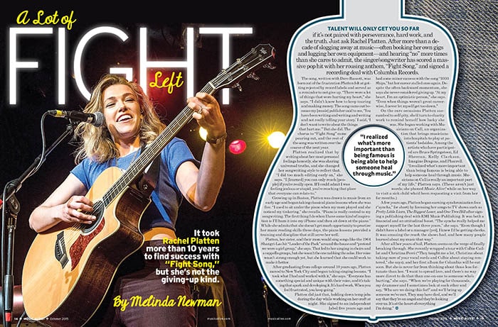 Rachel Platten Wins With “Fight Song” | Music Alive